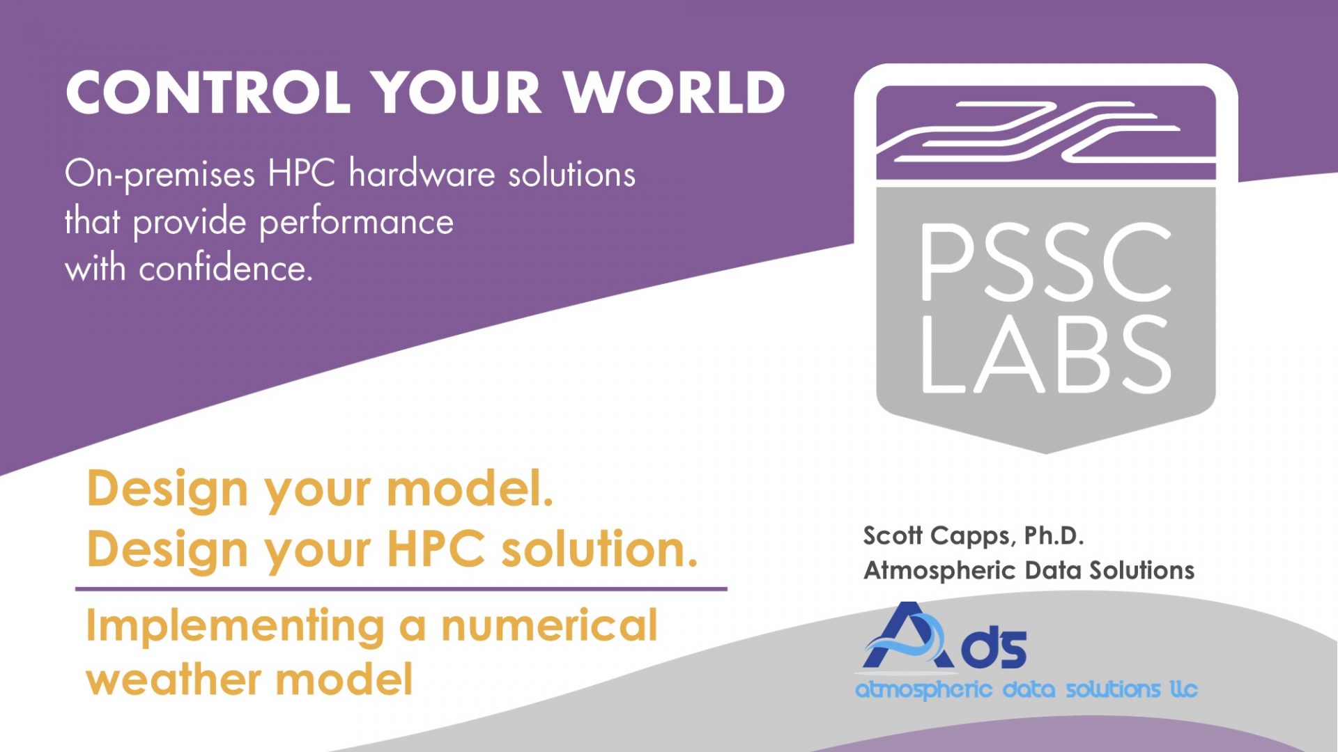 Design your model. Design your HPC solution. Implementing a numerical ...